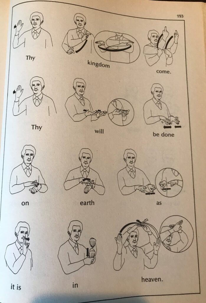 The Lord’s Prayer in American Sign Language- Spring, 2020 – Davis ...